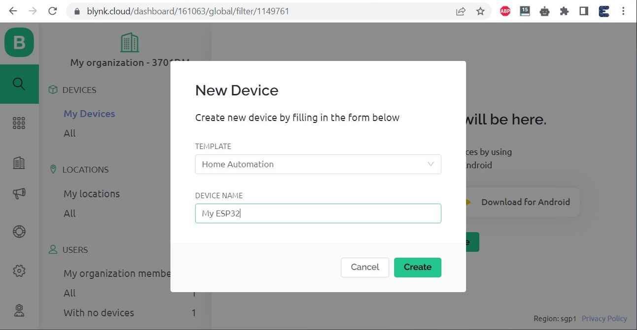 Thiết Kế Nhà Thông Minh Bằng Arduino Sử Dụng Esp32 Và Blynk 20