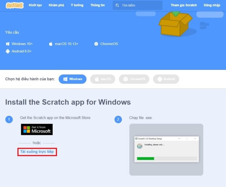Lập trình Scratch là gì? Hướng dẫn cài đặt phần mềm Srcatch 3.0 MỚI ...